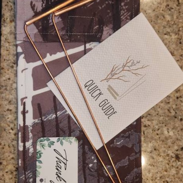 Copper Dowsing Rod Bobber With Rose Quartz Tip | Tensor Rod | Biotensor ...