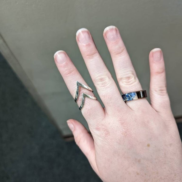 Sterling Silver Arthritis Finger Splint Ring,mallet Finger Splint ...