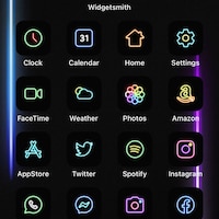 320 Neon App Icons BESTSELLER EXCLUSIVE Icon Pack for Cyberpunk Retro ...
