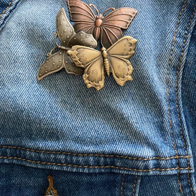 LEAVES FRENCH BARRETTE 70mm Leaf Barrette Fall Barrette Organic ...