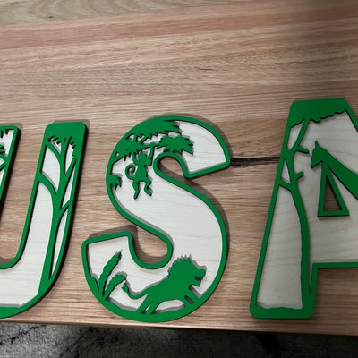 Spider Wall Letters Nursery Wall Sign Spiderweb Themed - Etsy