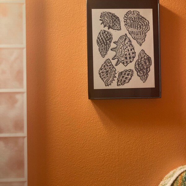 Lokelani Rose Linocut Print, Official Island Flower of Maui, Original ...