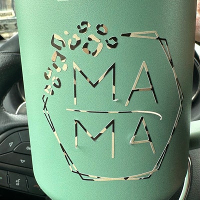 Cheetah Mama Decal, Leopard Mama Decal, Mom Decal for Car, Mom Vinyl ...