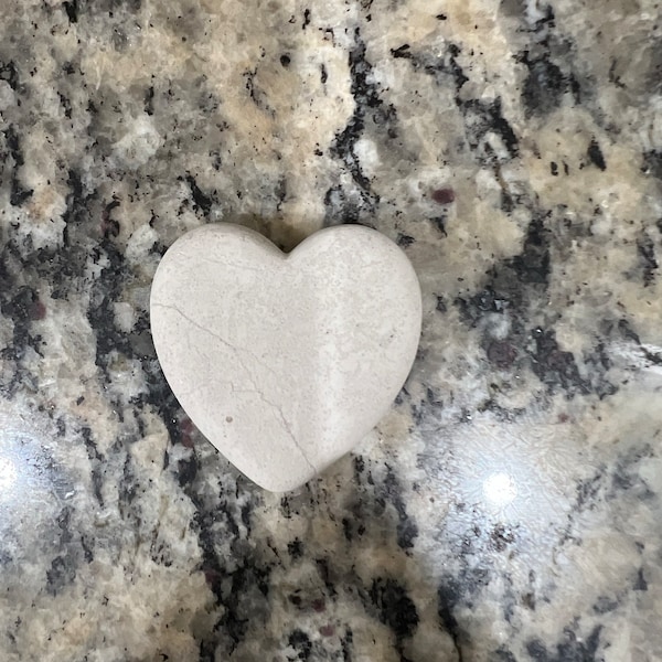 100% NATURAL, Real Heart Shape Rocks, Hand-cut Plain/blank Heart Stones ...