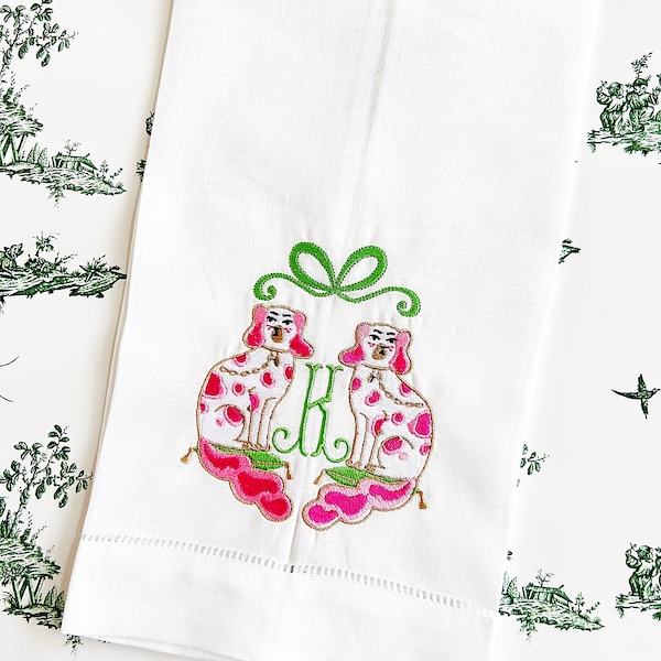 Chinoiserie Chic Staffordshire Dogs Machine Embroidery File Design - 5 ...