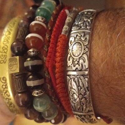 Bandwidth Waist Seal Ethnic Style Tibetan Clothes Robe With String ...