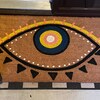 Colorful and Mystic Evil Eye Doormat, Boho Style Welcome Mat for Your ...