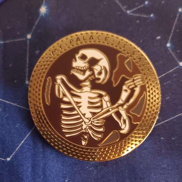 The Norman Chapel Skeleton Hannibal Mind Palace Hard Enamel Pin - Etsy