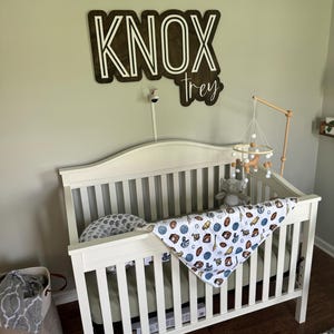 Large Wood Name Sign, Nursery Name Sign, Girl Name Sign, Above Crib ...