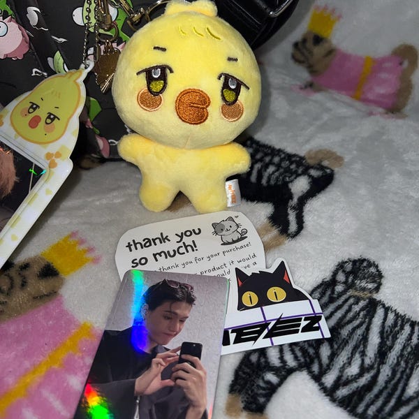 ATEEZ Aniteez Kpop Plush Keychain - Fan Made ATINY Merch - Cute Kpop ...