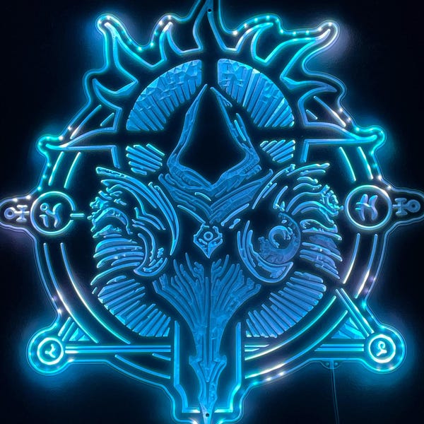 Power Rangers Chroma Shape Light Sign, Man Cave Night Light, Neon ...