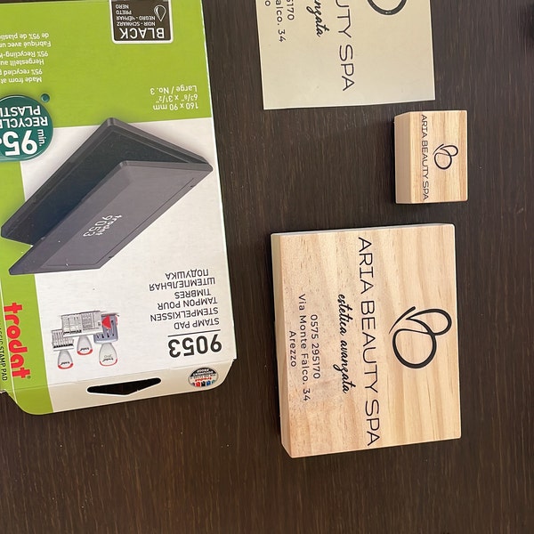 Large Business Logo Stamp and Small Logo Stamp as a Gift, Large ...