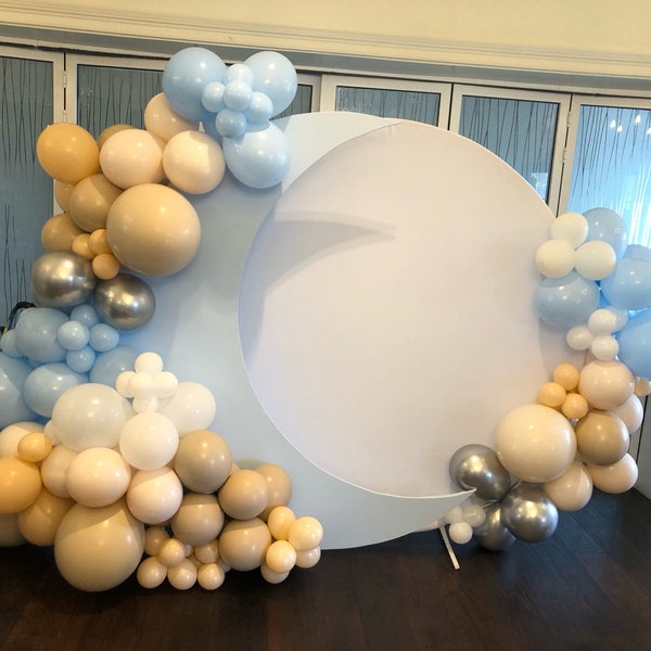 5ft, 6ft, 7ft 8ft Over the Moon and Clouds Template Backdrop ...