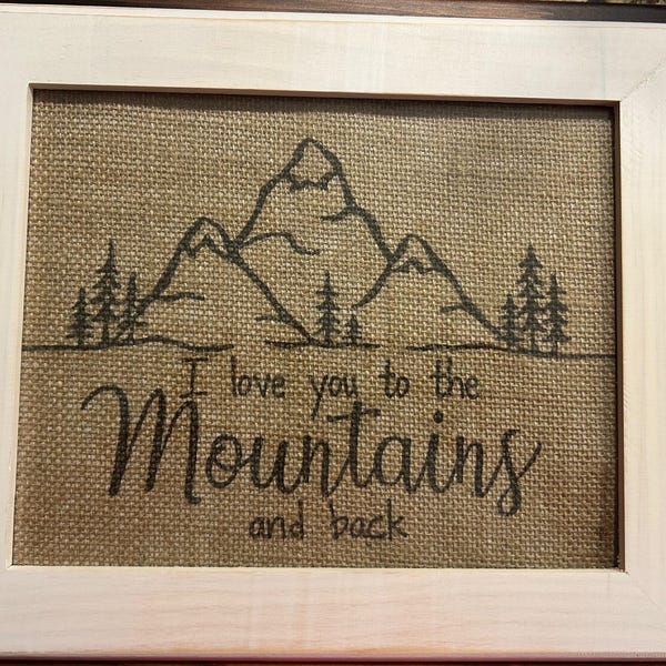 Family Isn't Always Blood - Blended Family Burlap Print - Custom ...