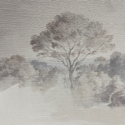 Vintage Tree Wallpaper Watercolor Lanscape Panoramic Scenic - Etsy