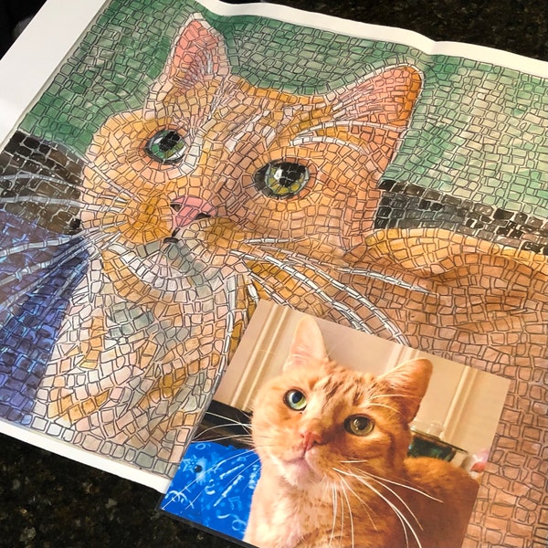 Mosaic Kit for Adults + Tutorial, Copy Roman Mosaic - Etsy
