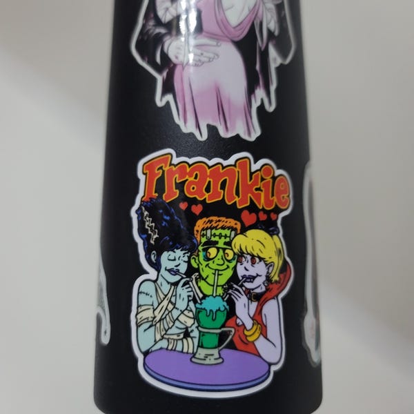 Rockabilly Big Bad Wolf Vinyl Sticker, Horror Punk Decal, Psychobilly ...