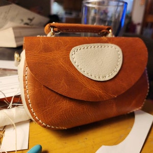 Siberia Leather Hobo Bag Pattern. Shoulder Bag, Crossbody, Shopper ...