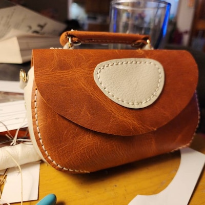 Siberia Leather Hobo Bag Pattern. Shoulder Bag, Crossbody, Shopper ...