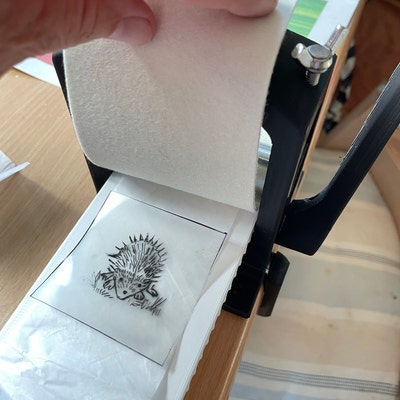 Mini Printing Press Etching Press Intaglio Printmaking - Etsy