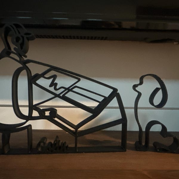 Mini Picasso Set Line Art Figure, 3D Printed Gift, Unique Picasso ...