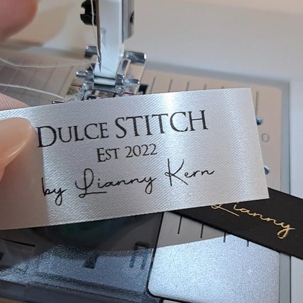 Sew on Clothing Labels, Custom Satin Logo Tags - Etsy