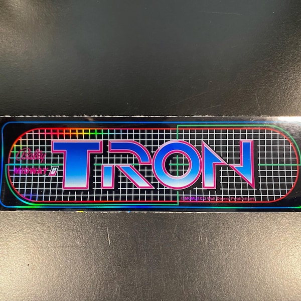 Tekken 4 Arcade Logo Sticker 2x4.5” Glossy Decal Holographic Rainbow ...