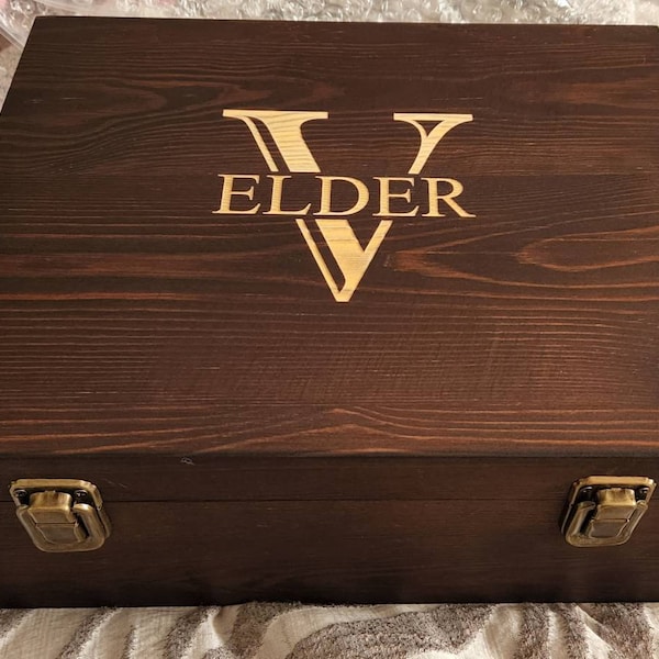 Personalized Wooden Gift Box, Engraved Name Box, Wooden Keepsake Box ...