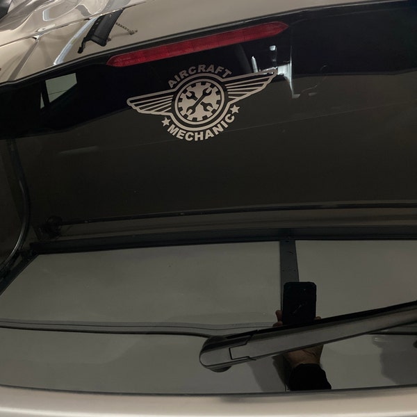 Aircraft Mechanic Decal Sticker Airplane Airframe Powerplant A&P Car ...