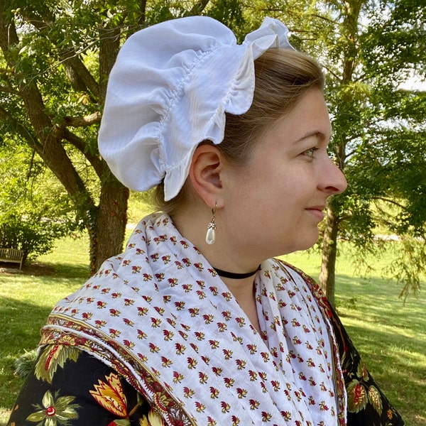 1770s Round Ear'd Caps Bundle | G105 | E-pattern | 18th Century ...