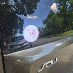 Shifter Vinyl Decal sticker, Car, Laptop, Window, Tumbler, Manual Jdm ...