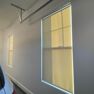 Linen Avenue Cordless 5% Solar Screen Standard Roller Shade, 66 Height ...