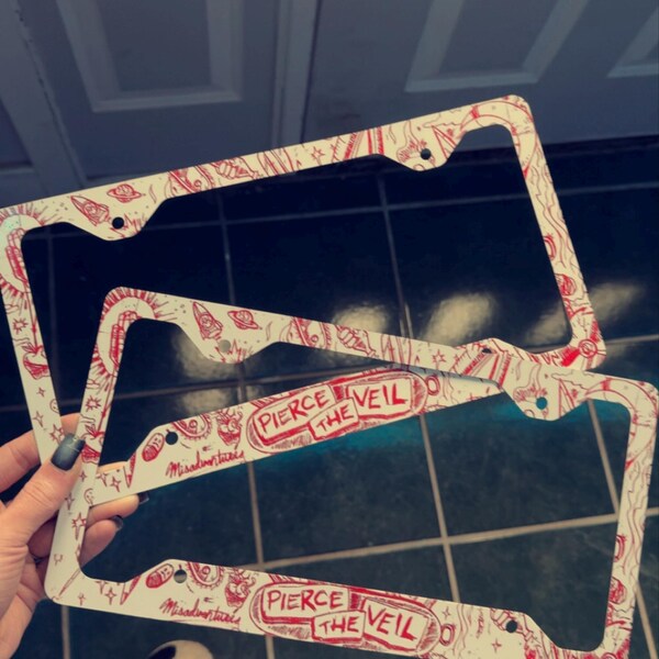 Custom License Plate Frame, Personalized License Plate Frame, Custom ...