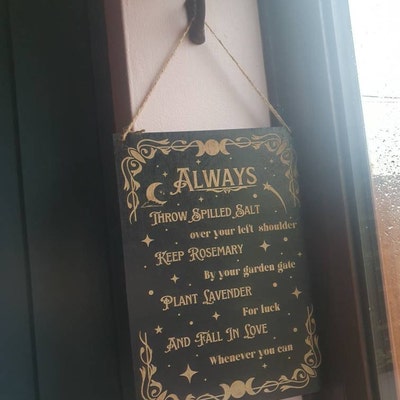 Please Do Not Summon Demons in the Bathroom Hanging Sign - Etsy UK