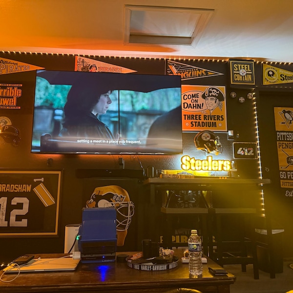 Custom Steelers LED Lighted Wall Sign, Neon, Night Light,football - Etsy