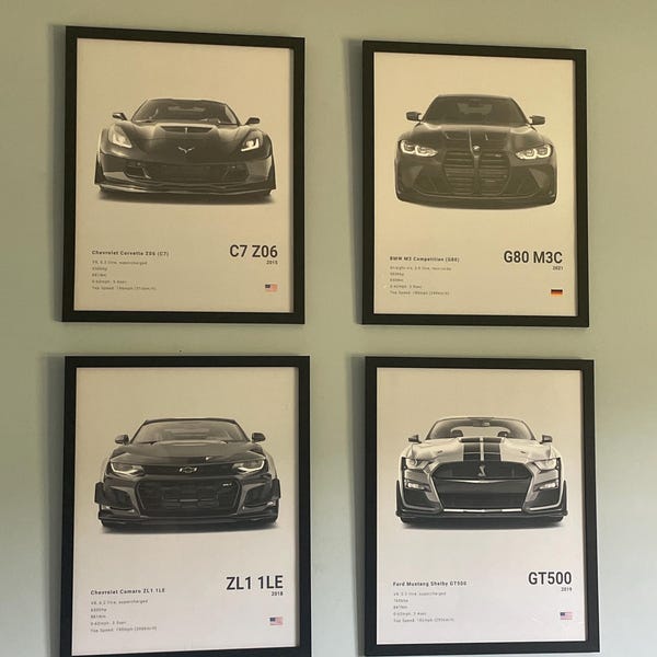 Ford Mustang Shelby GT500 Poster Print | Wall Art | Car Photography - Etsy