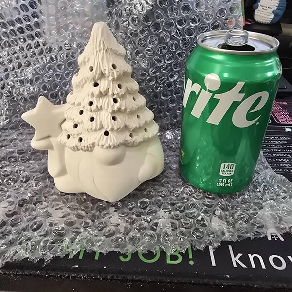 Ready to Paint Ceramic Mayco Cat Gnome 8"tall - Etsy