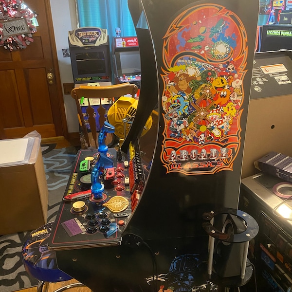 Mame Multicade Classics Side Art Arcade Cabinet Graphics Decals ...