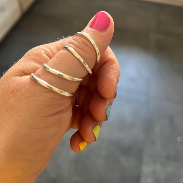 Thumb Splint Solid Sterling Silver 925, Thumb Support Brace - Etsy