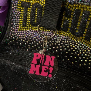 Cheer Pin Me Ribbon Pin Me Strap Cheer Team Gifts Cheer Pins Pin Me Bow ...