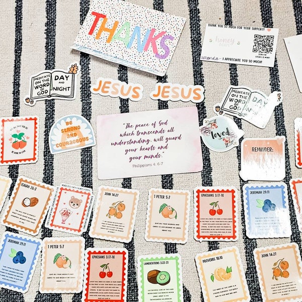 Stamp Bundle Sticker Pack | Christian Stickers | Bible Stickers | Faith ...