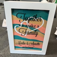 Unity Candle Alternative, Unity Sand Ceremony Shadow Box With Sand ...