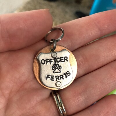 Dog Tag Cat Tag Police Dog Tag Deputy Dog Tag Custom Pet ID Tag Cat Tag ...