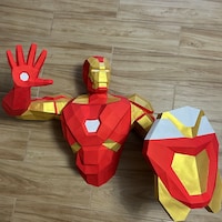 MEDUSA Papercraft , PDF Template, DIY 3d Model, FanArt, Paper Sculpture ...