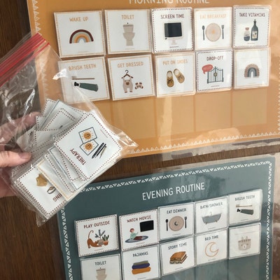 Spanish Routine Chart Routine Checklist Routine Cards Daily - Etsy