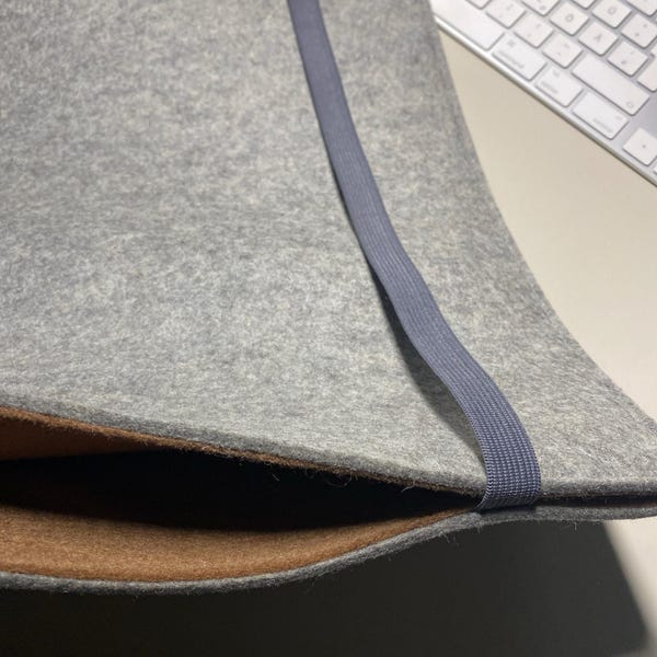 Wool Felt Mouse Pad, Wool Felt and Cork Desk Mat, Laptop Mat, Desk ...