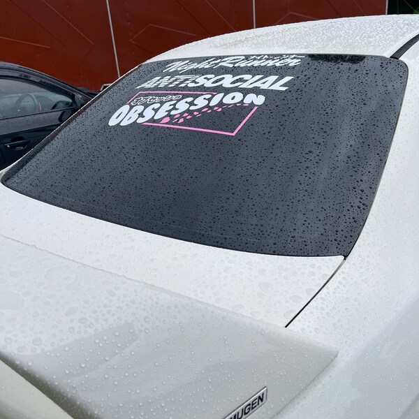 DEFINED Sunset JDM Style Vinyl Sticker Decal Drifting Midnight Club Car ...