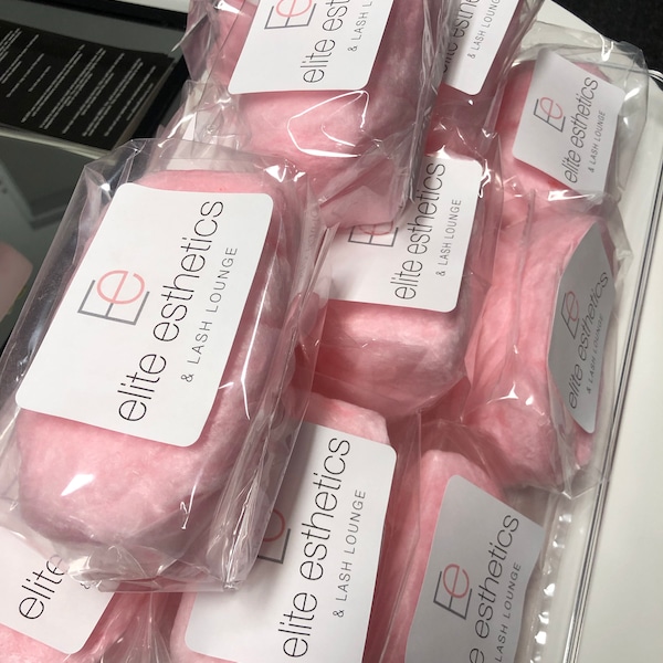 50 Small Cotton Candy Party Favors With Custom Labels - Etsy
