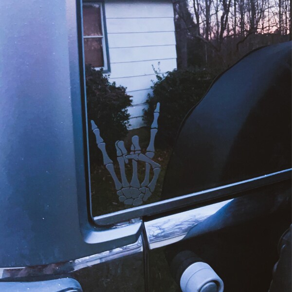 F U Girly Middle Finger Cute Vinyl Decal | Car Decal | Truck Decal ...