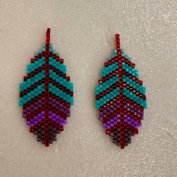 Seed Bead Pattern PDF, Miyuki Pattern, Brick Stitch Pattern, Delica Bead Pattern, Jewelry Pdf ...